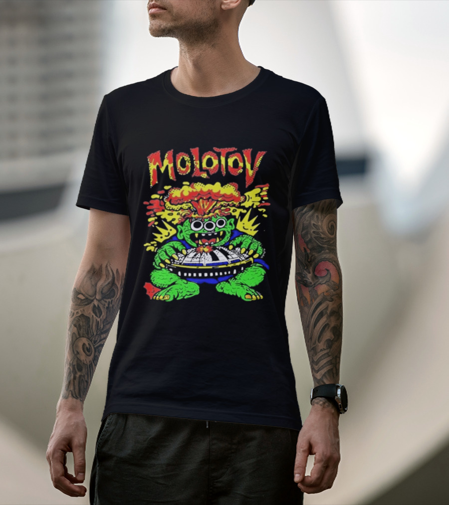 Molotov January 31 2026 Mexico Monster Art Explosion T-Shirt