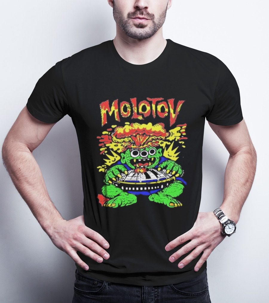 Molotov January 31 2026 Mexico Monster Art Explosion T-Shirt