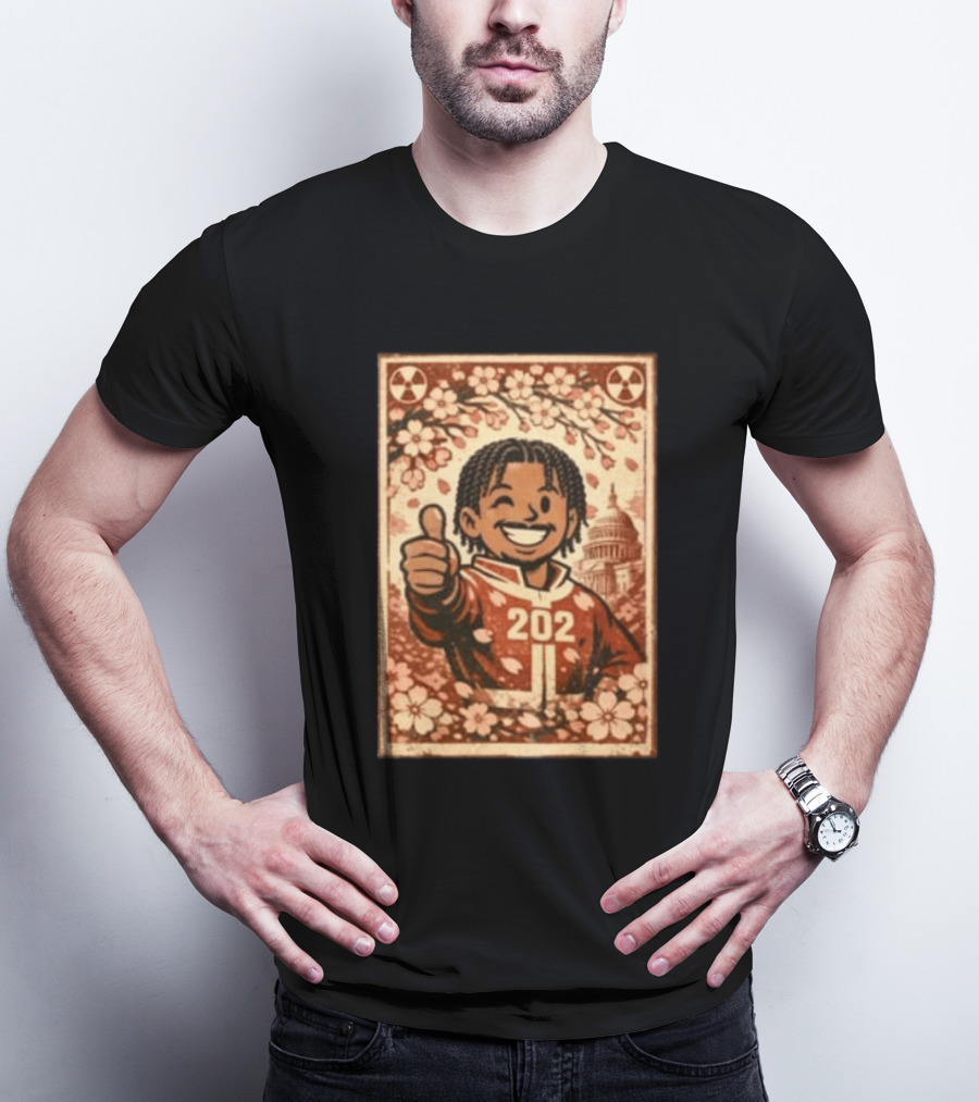 Vault 202 February 26 Cherry Blossom Capitol Thumbs Up T-Shirt