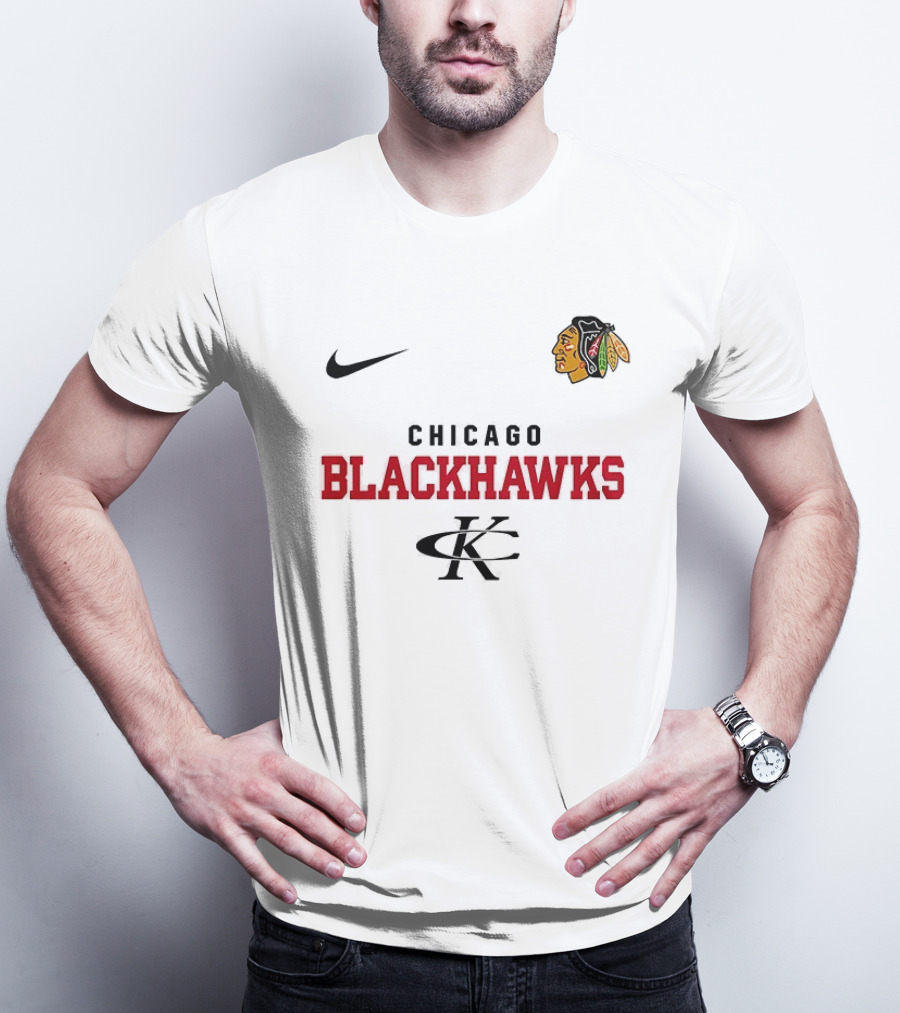 Chicago Blackhawks Kenny Chesney No Shoes Nation Tour Nike Collaboration T-Shirt