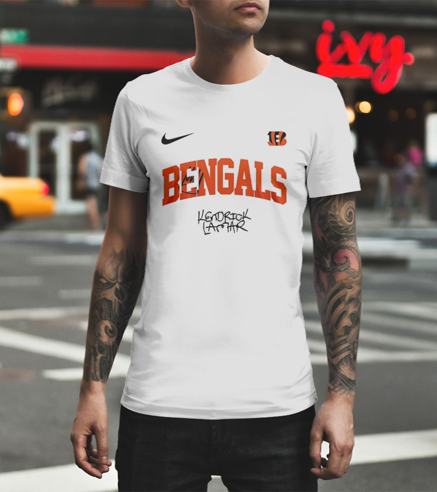 Cincinnati Bengals Kendrick Lamar King Kunta Collaboration Nike 16 T-Shirt