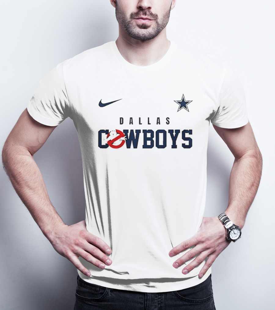 Nike Dallas Cowboys Ghostbusters Collaboration Who Ya Gonna Call T-Shirt