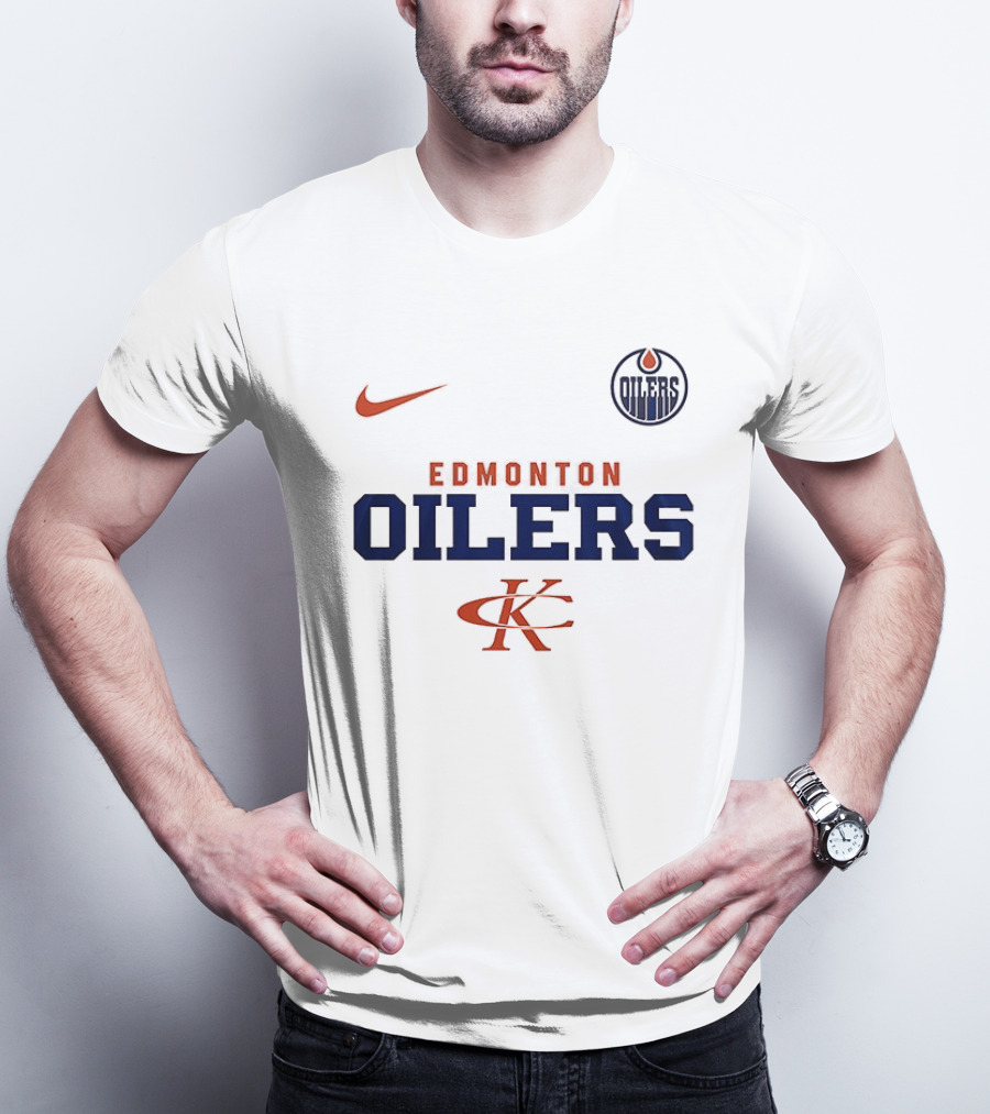 Edmonton Oilers Kenny Chesney No Shoes Nation Tour Nike Collaboration T-Shirt