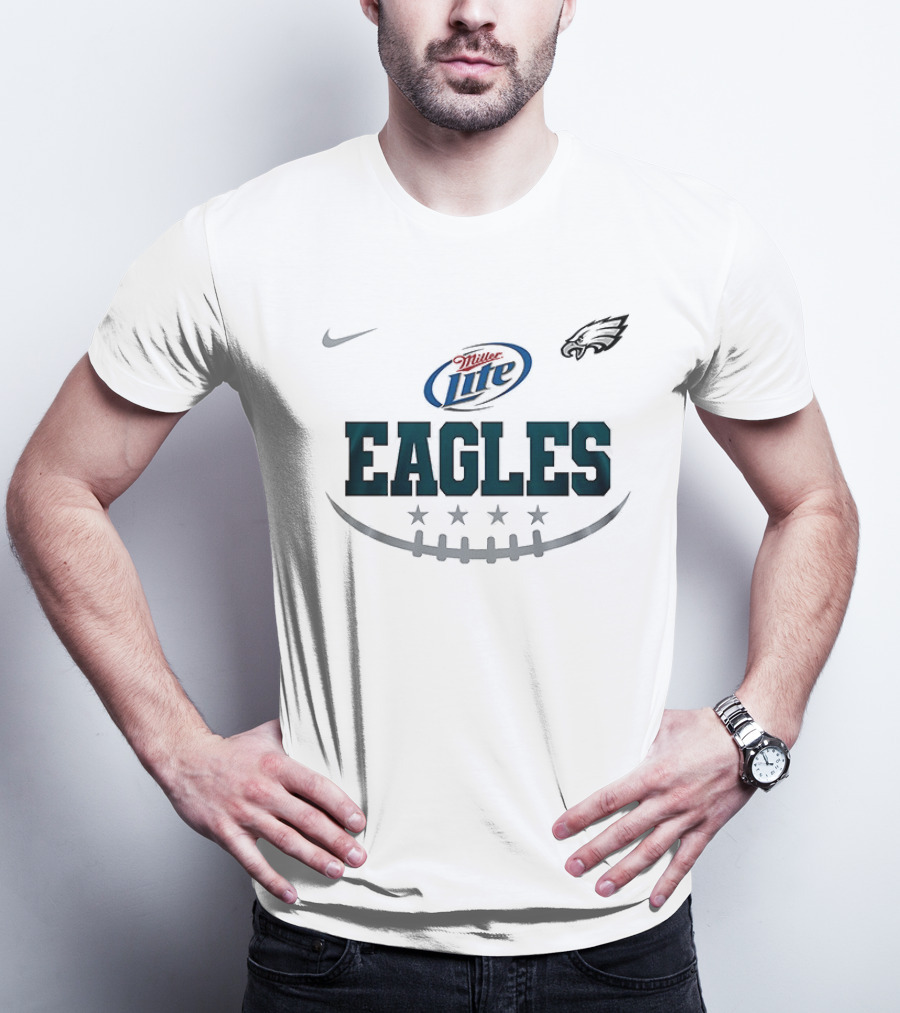 Philadelphia Eagles Miller Time Nike Football Team Collaboration T-Shirt