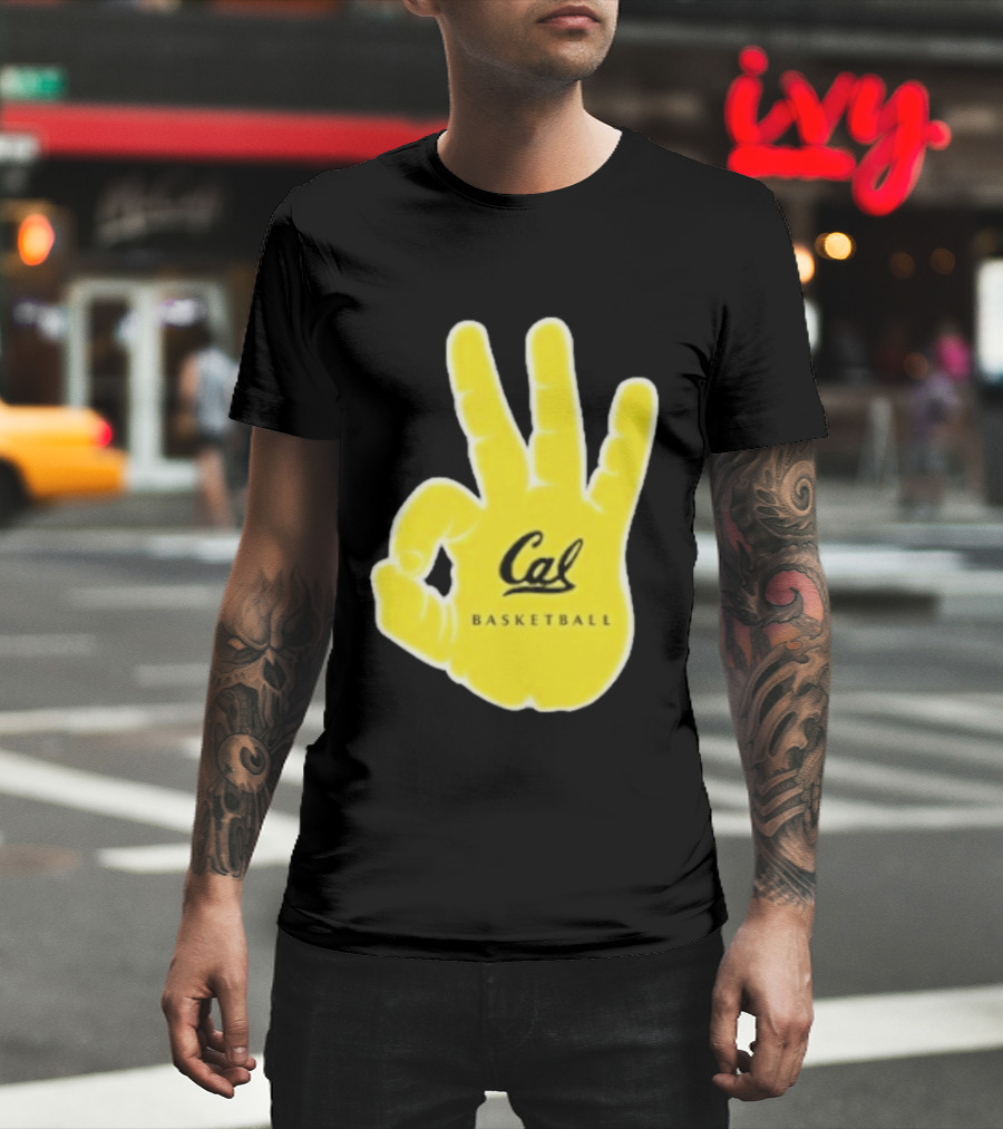 Cal Basketball Hand Sign California Golden Bears T-Shirt