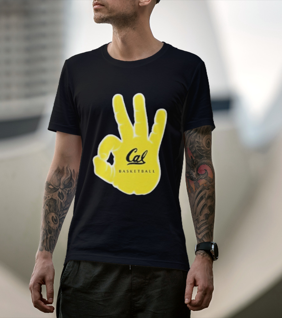 Cal Basketball Hand Sign California Golden Bears T-Shirt