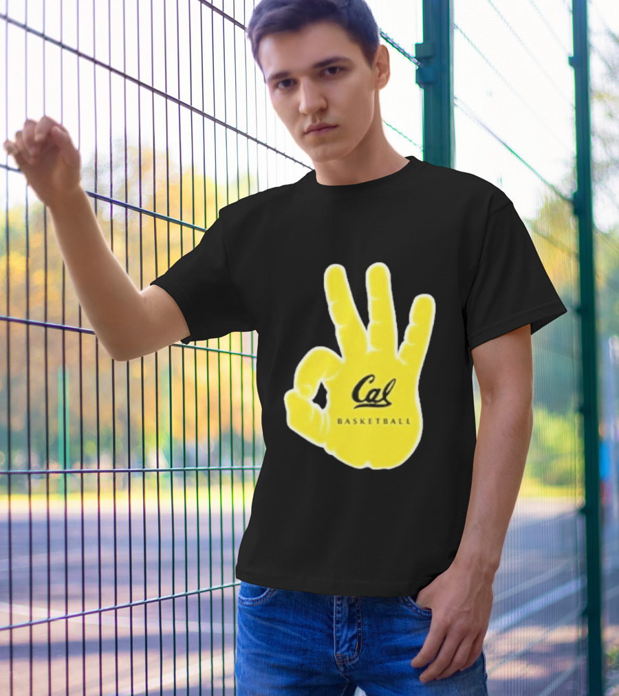 Cal Basketball Hand Sign California Golden Bears T-Shirt