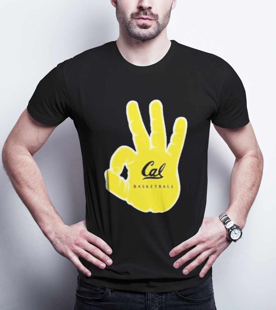 Cal Basketball Hand Sign California Golden Bears T-Shirt