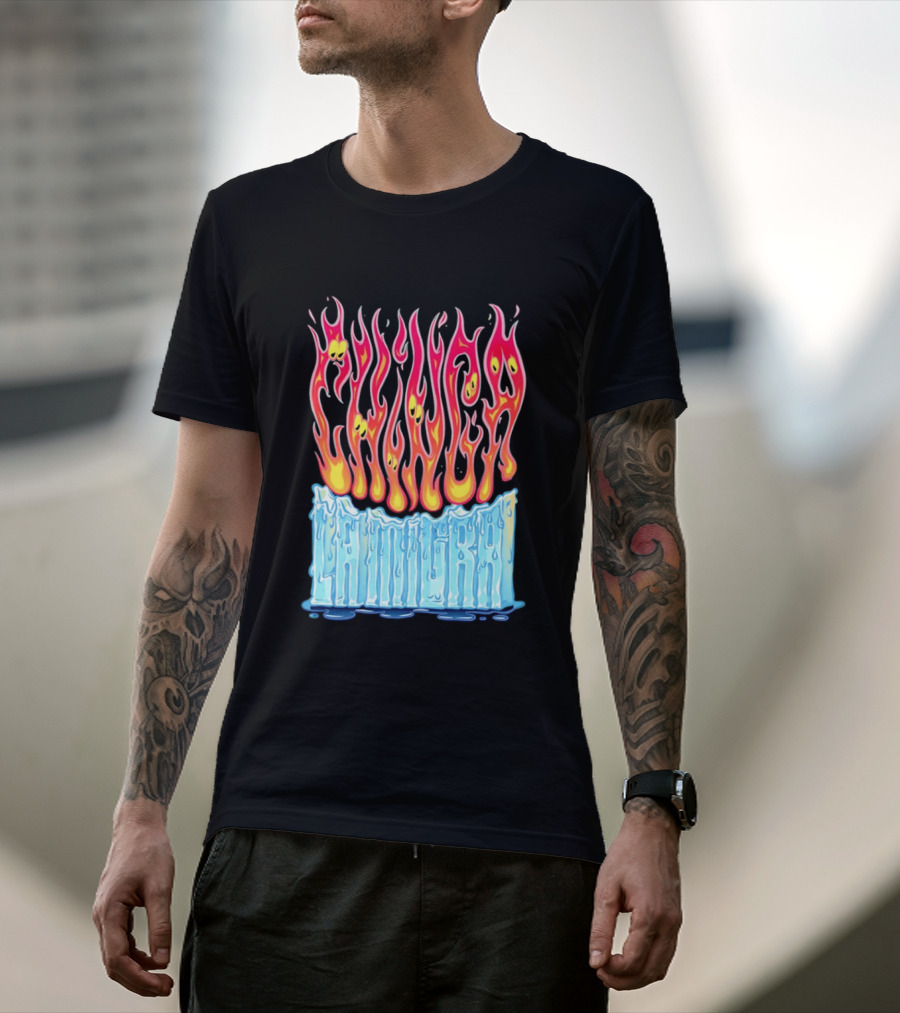 Chili Chimichanga Ice Fire Fusion Melting Pantera T-Shirt
