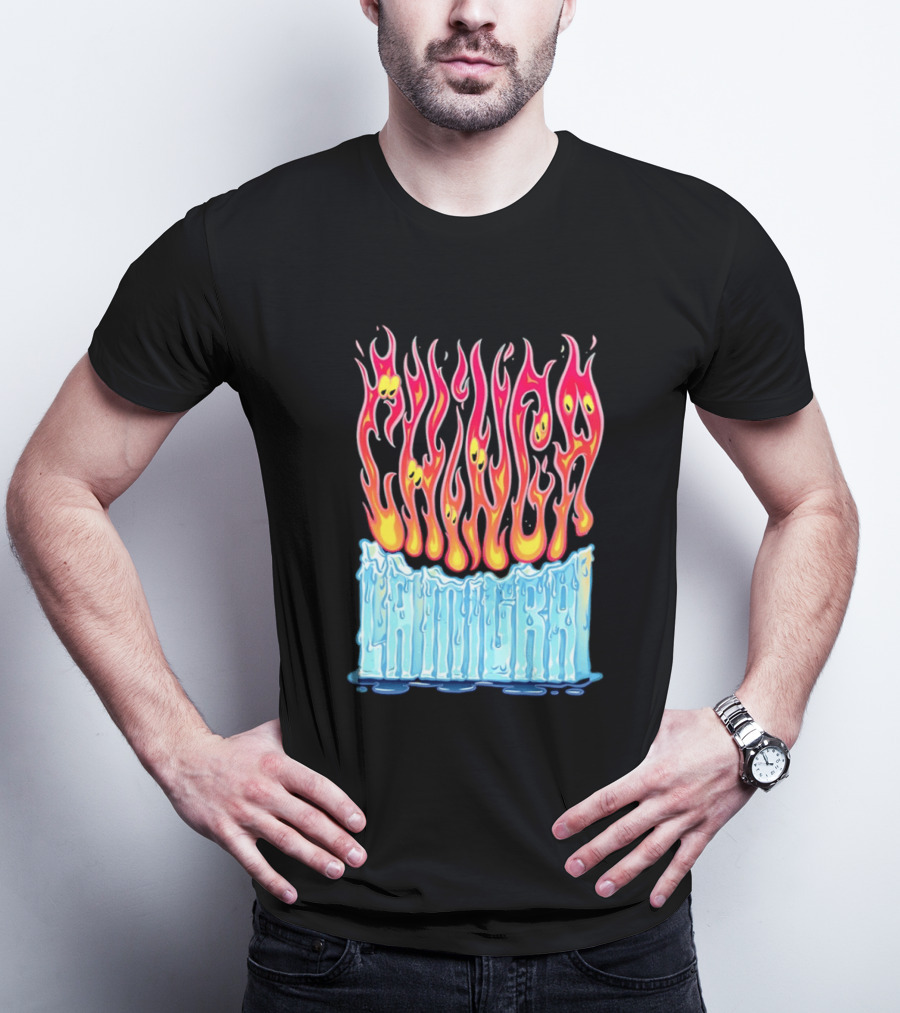 Chili Chimichanga Ice Fire Fusion Melting Pantera T-Shirt