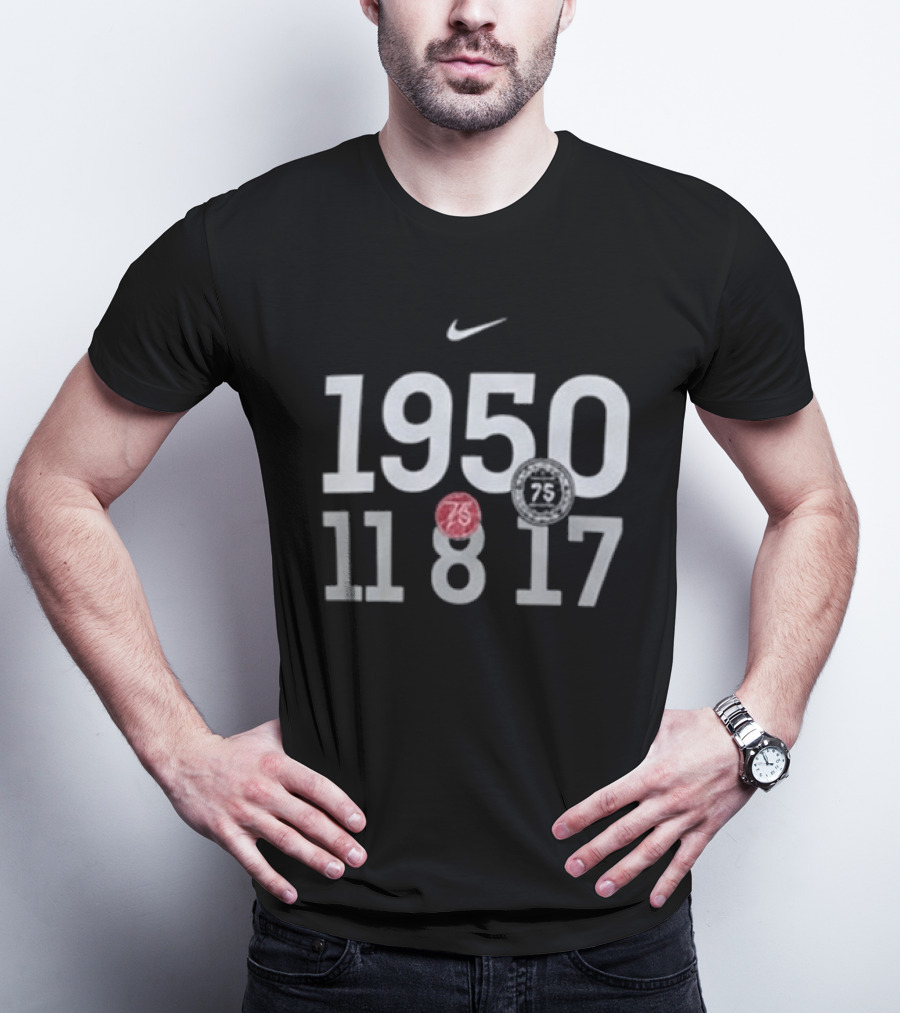 Cleveland Cavaliers Cooper Clifton Lloyd 1950 11 8 17 Nike NBA 75th Anniversary T-Shirt