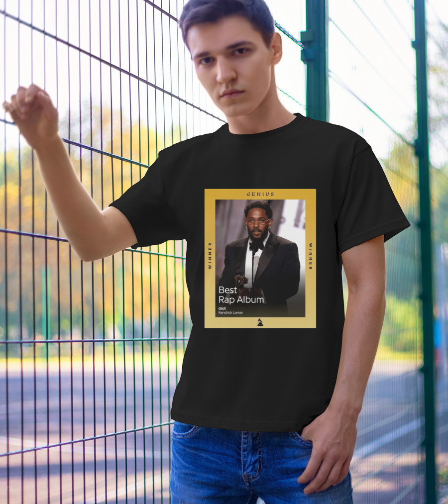 Genius Winner Kendrick Lamar Best Rap Album GNX T-Shirt