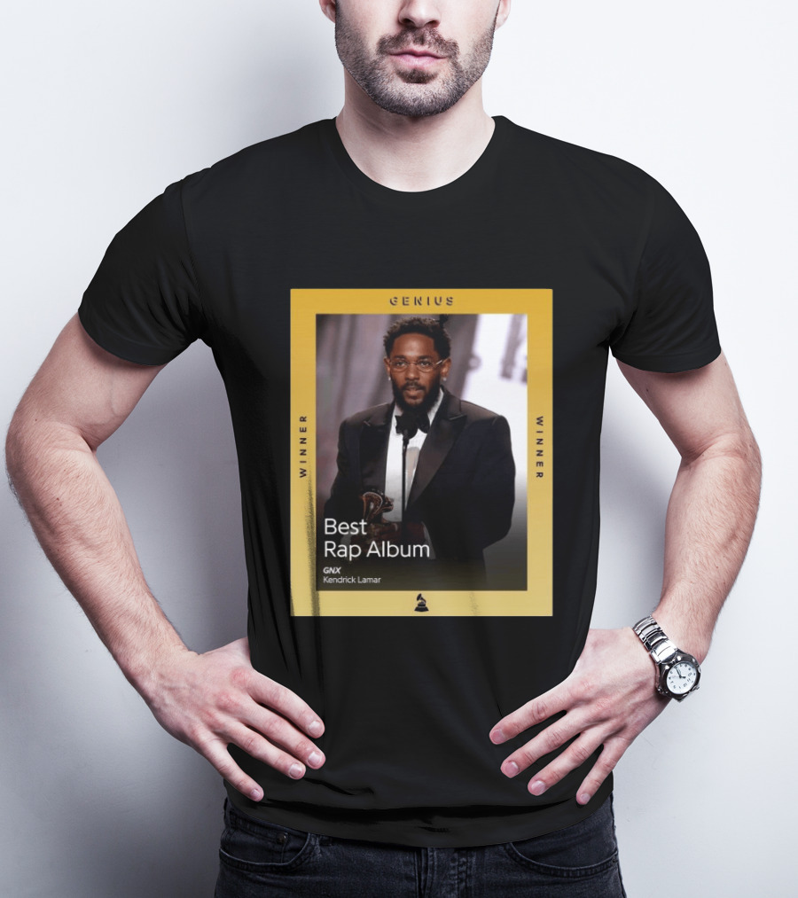 Genius Winner Kendrick Lamar Best Rap Album GNX T-Shirt