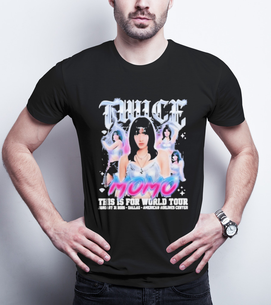 TWICE Momo This Is For World Tour August 17 2019 Kuala Lumpur Axiata Arena Concert T-Shirt