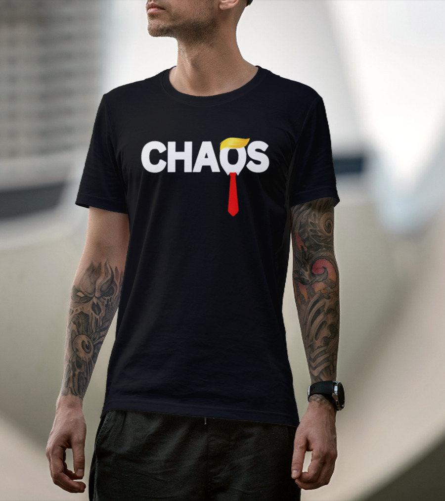 CHAOS Trump Hair Iconic Red Tie T-Shirt