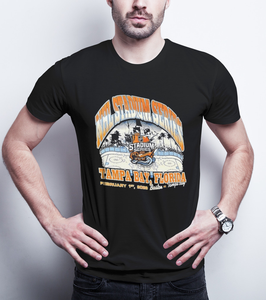 NHL Stadium Series Tampa Bay Florida 2026 Boston Vs Tampa Bay February 1st T-Shirt