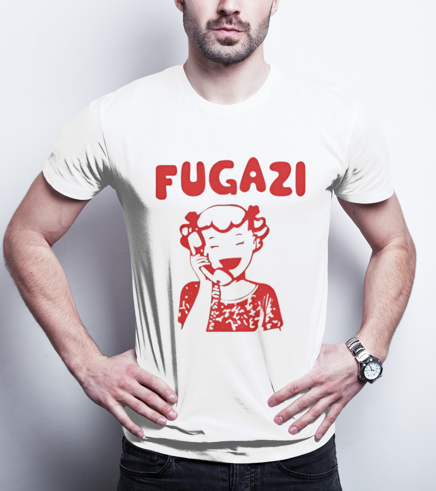 Fugazi Red Cartoon T-Shirt