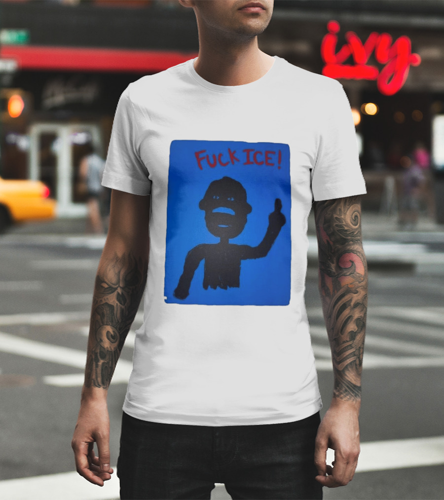 Kid Cudi Protest Message Blue T-Shirt
