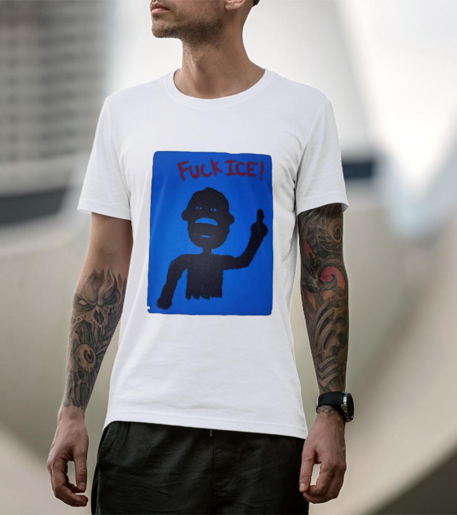 Kid Cudi Protest Message Blue T-Shirt