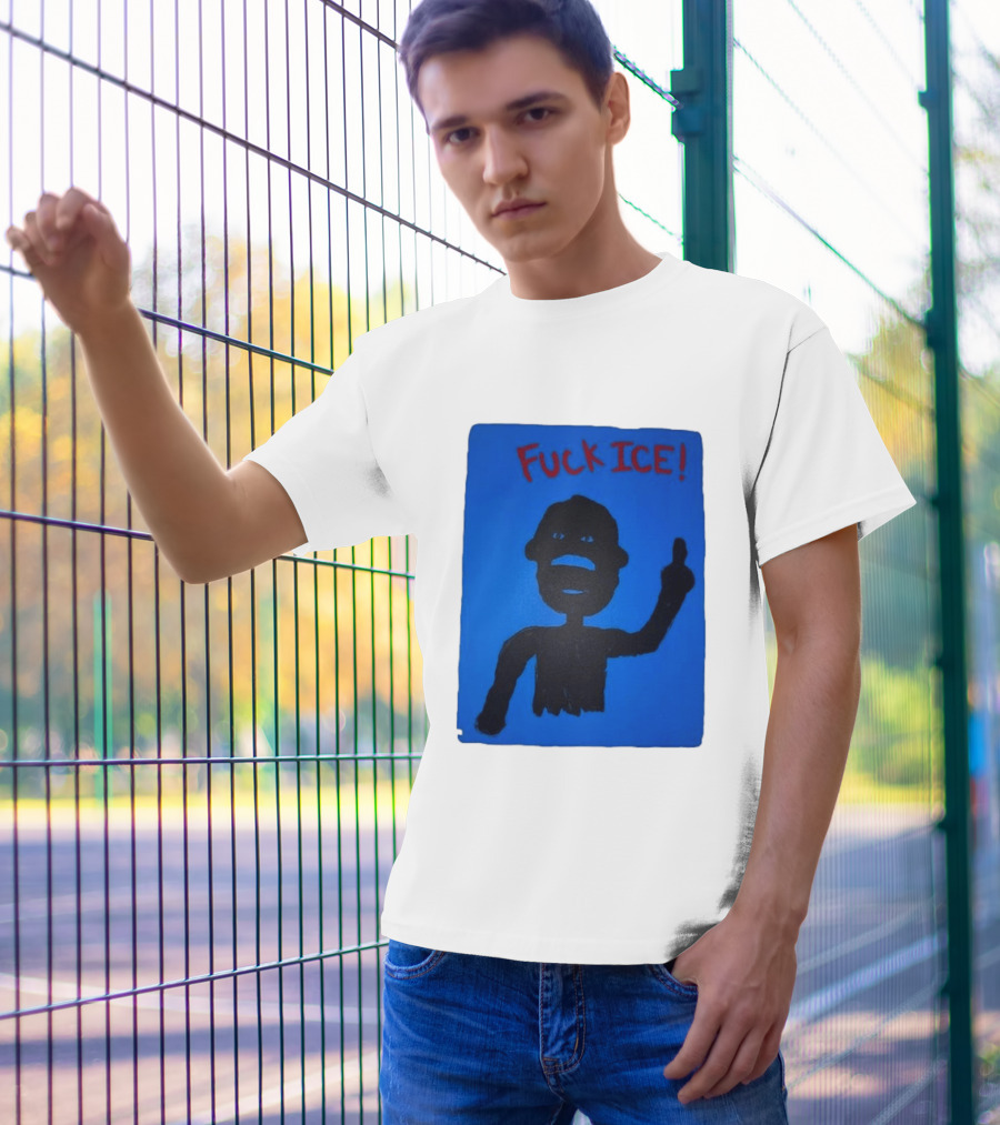 Kid Cudi Protest Message Blue T-Shirt