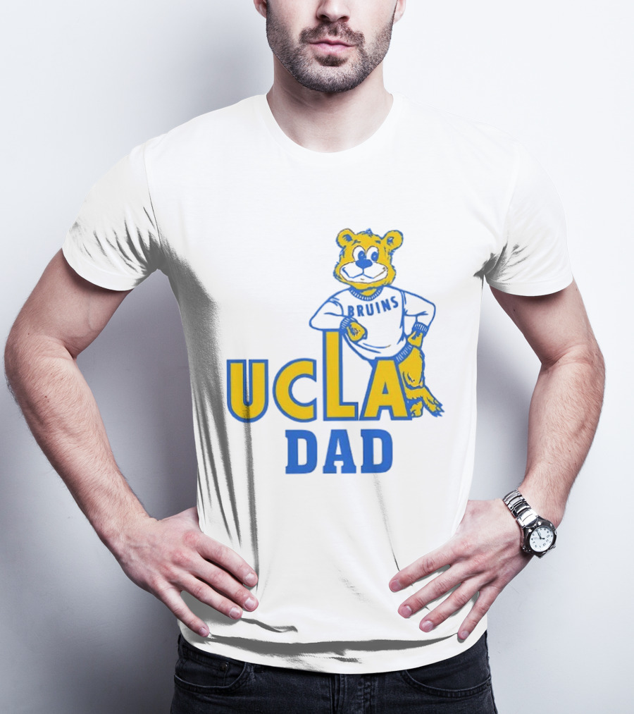 UCLA Dad Bruins Bear Mascot Official Mark Cuban T-Shirt