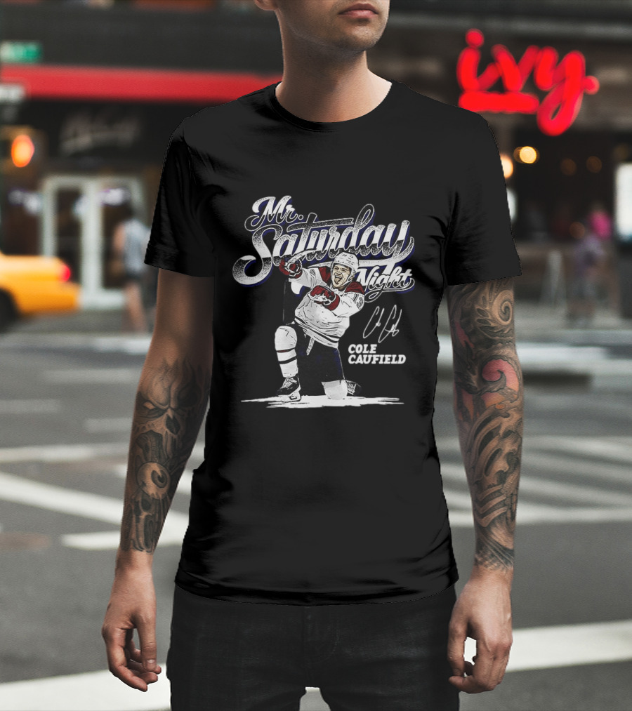 Mr. Saturday Night Cole Caufield Montreal Canadiens NHL T-Shirt