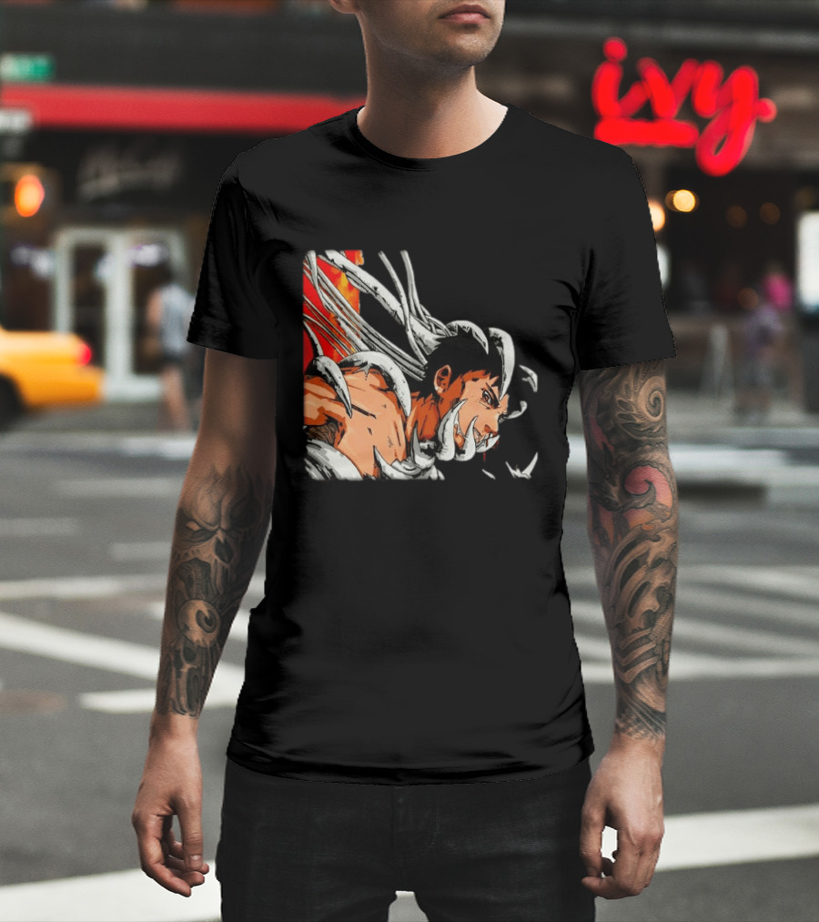 Obito Battle Mode Fourth Great Ninja War Scene Naruto Anime T-Shirt