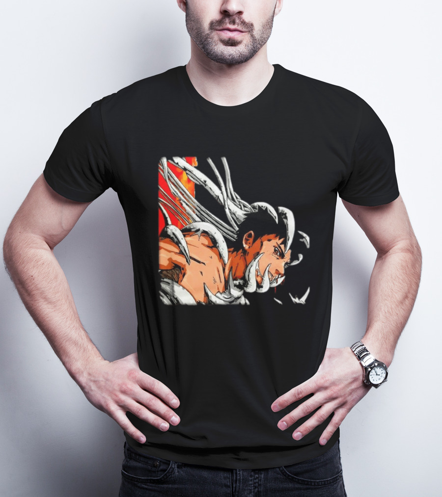 Obito Battle Mode Fourth Great Ninja War Scene Naruto Anime T-Shirt