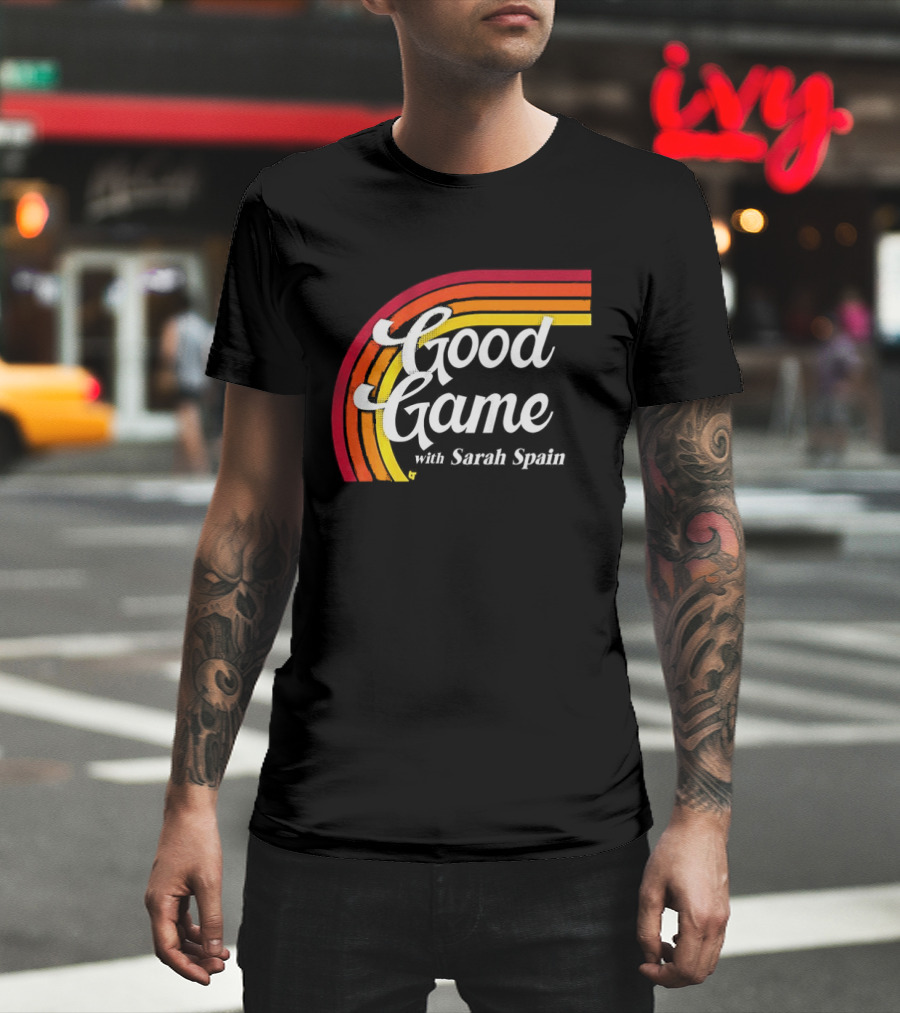 Good Game With Sarah Spain Vintage Rainbow T-Shirt
