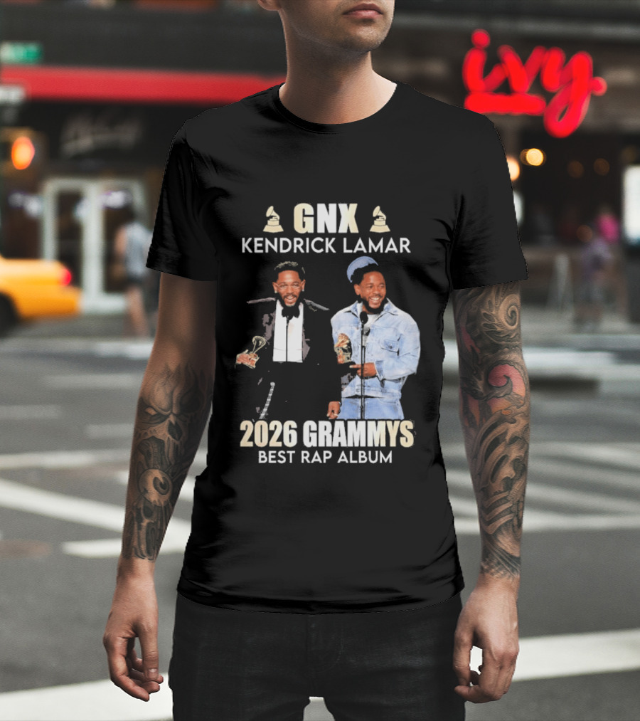 Kendrick Lamar GNX 2026 Grammys Best Rap Album T-Shirt