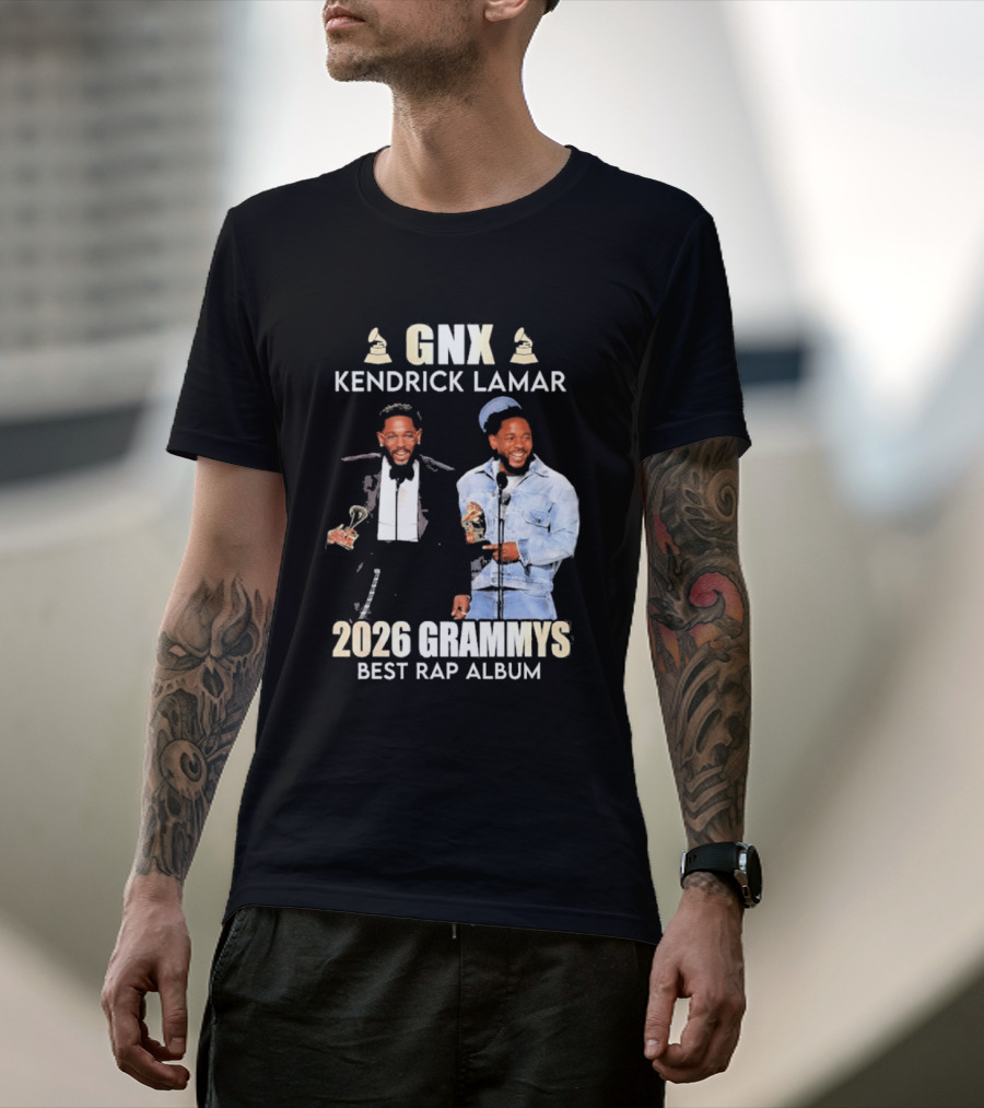 Kendrick Lamar GNX 2026 Grammys Best Rap Album T-Shirt