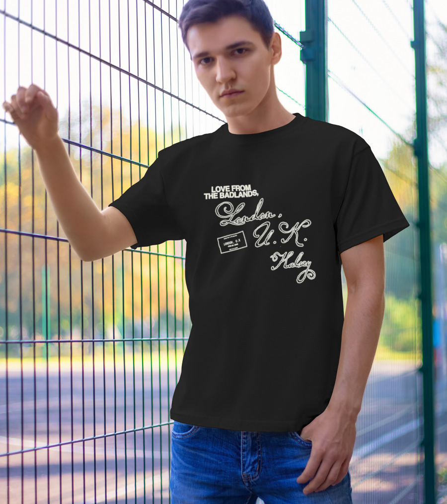 Love From The Badlands London U.K. Halsey Event Limited Release T-Shirt