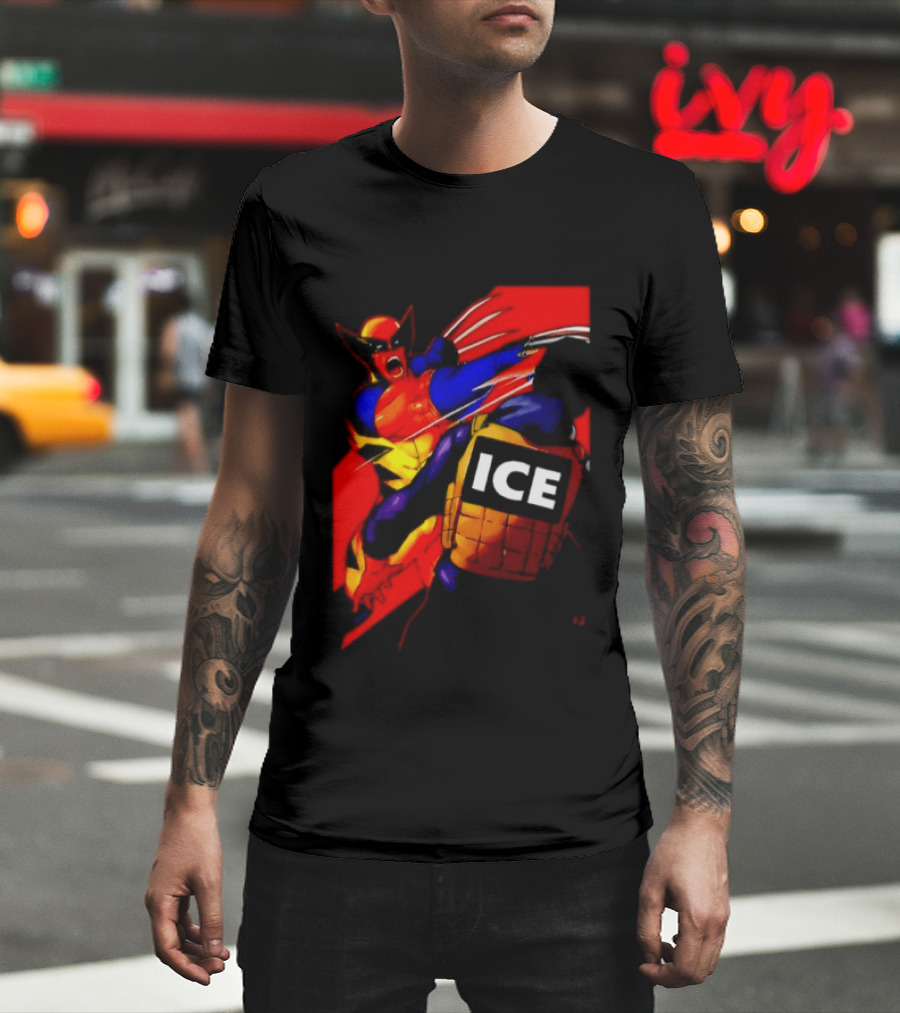 Wolverine Fuck ICE Forever And Always Claws Action T-Shirt