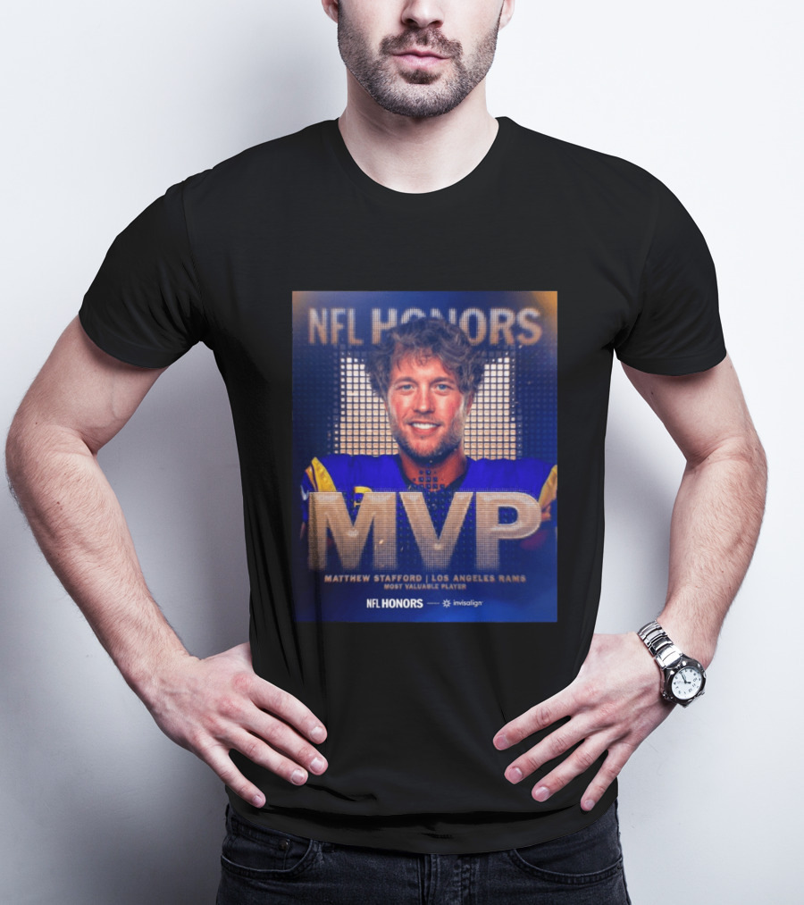 Matthew Stafford NFL Honors MVP Los Angeles Rams Most Valuable Player 2025 T-Shirt