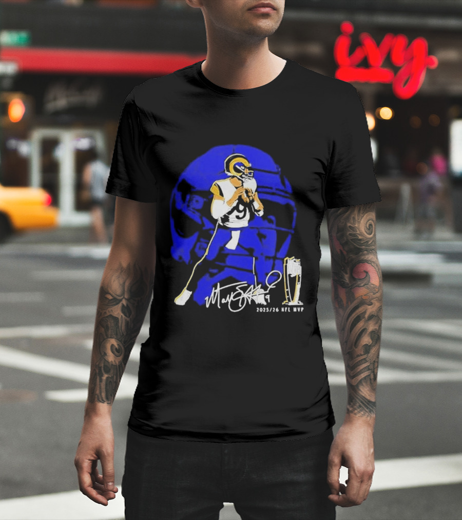 Matthew Stafford LA Rams 2025 26 NFL MVP T-Shirt