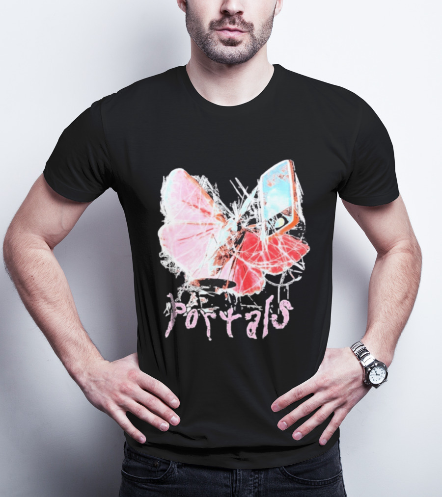 Melanie Martinez Portals Spiderweb Butterfly Phone T-Shirt
