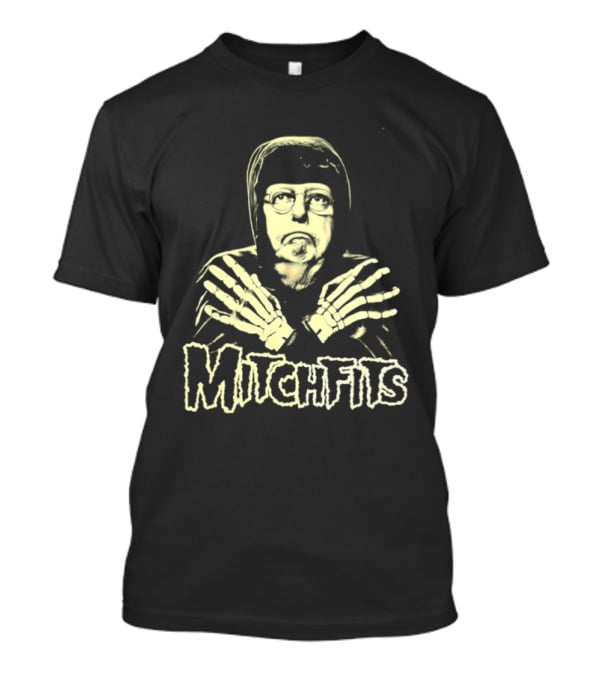 Misfits Holiday Horror Punk Skeleton Icon Holiday T-Shirt