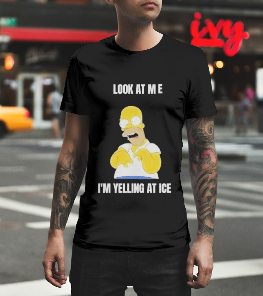 Homer Simpson Look At Me I'm Yelling At Ice T-Shirt