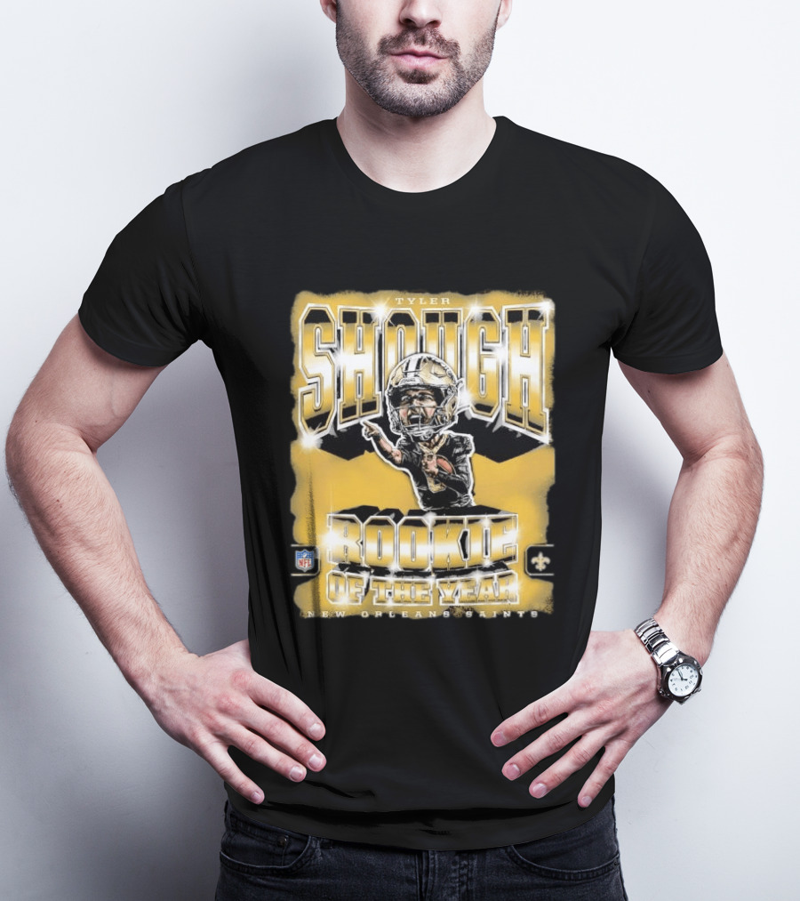 Tyler Shough New Orleans Saints Rookie Of The Year NFL T-Shirt