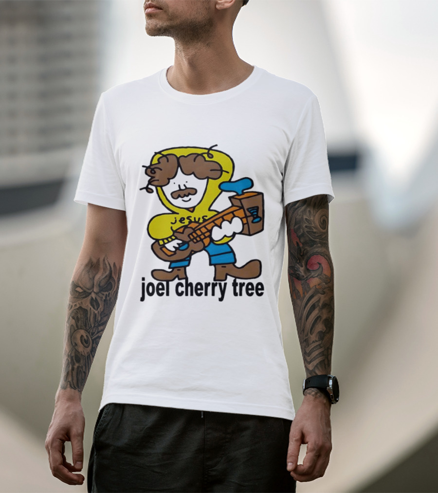 Jesus Joel Cherry Tree Guitar T-Shirt