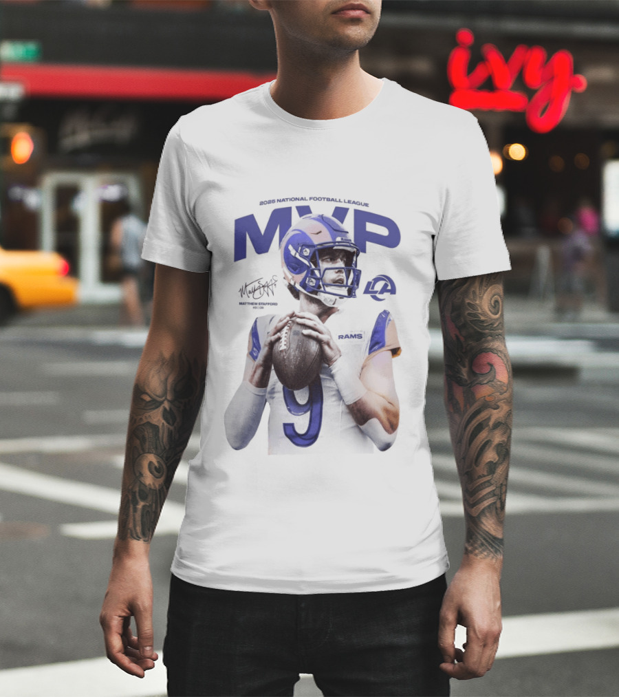 MVP Matthew Stafford Los Angeles Rams 2025 T-Shirt