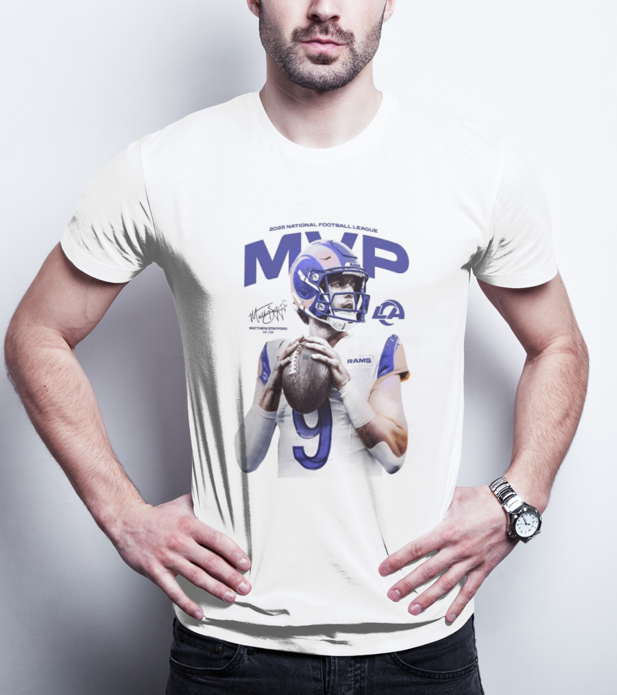 MVP Matthew Stafford Los Angeles Rams 2025 T-Shirt