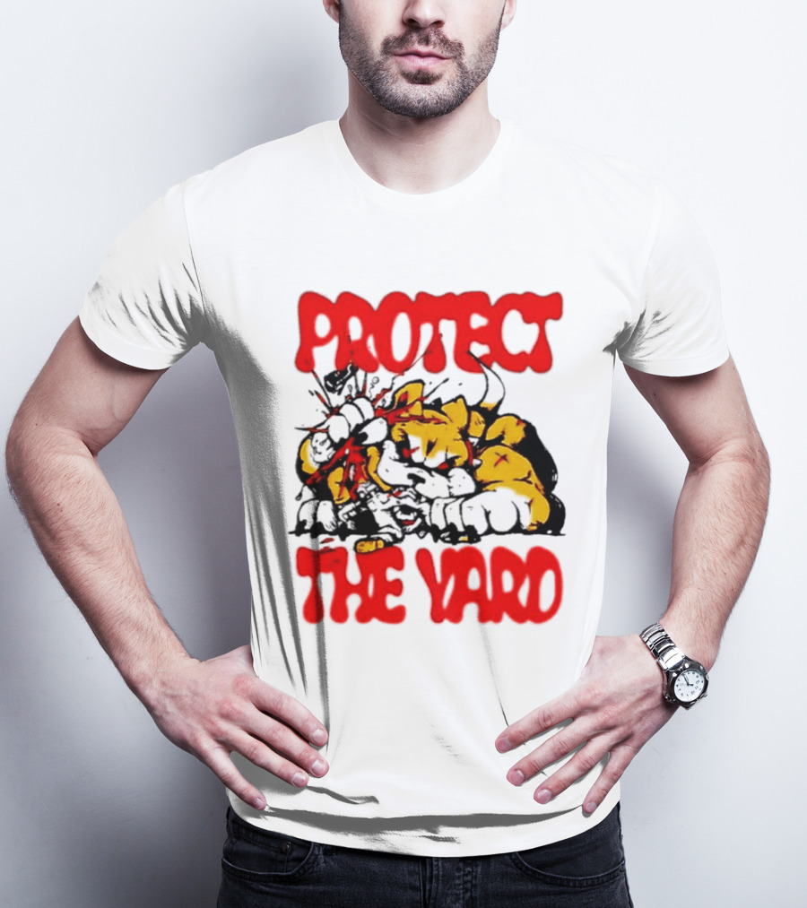 Protect The Yard Aggressive Dog Fighting T-Shirt