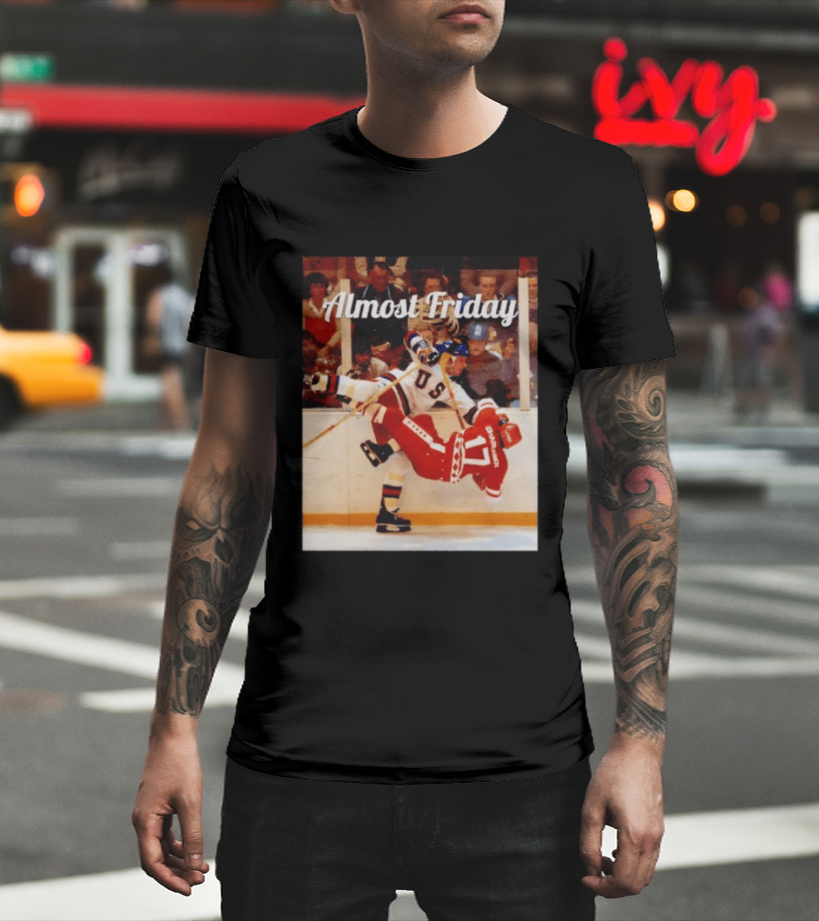 Almost Friday USA Hockey Miracle Hit T-Shirt