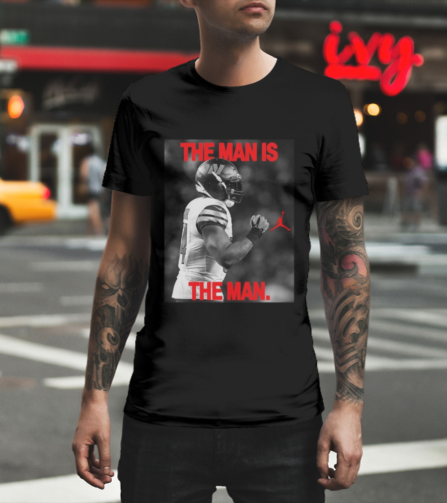 Bobby Wagner Washington Commanders The Man Is The Man Jordan Collaboration T-Shirt