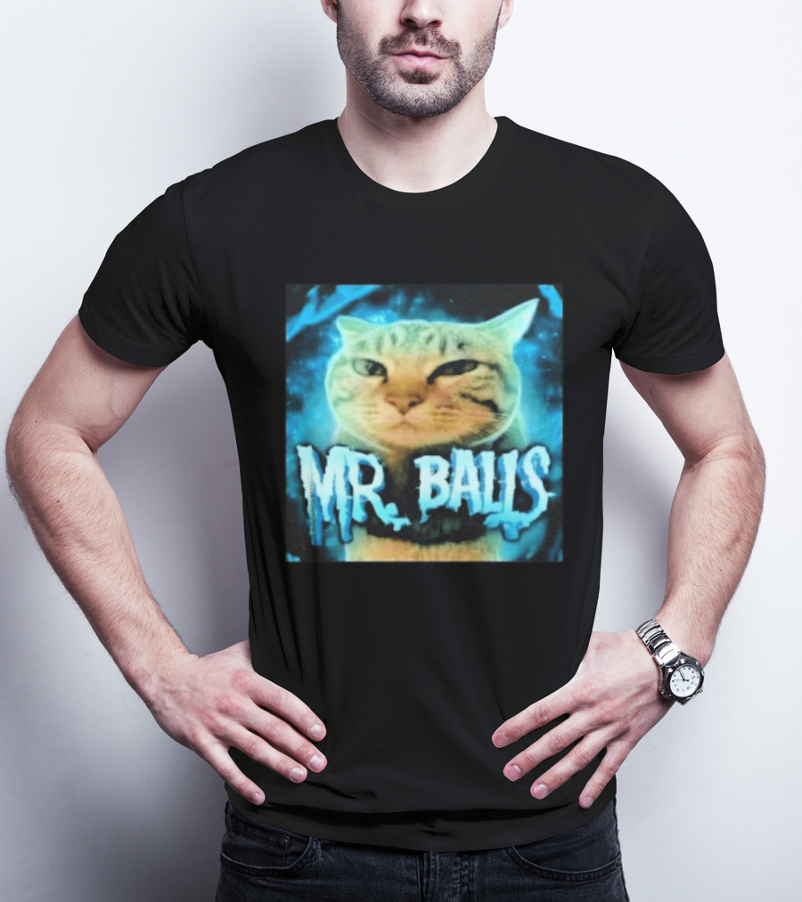 Mr Balls Cat T-Shirt