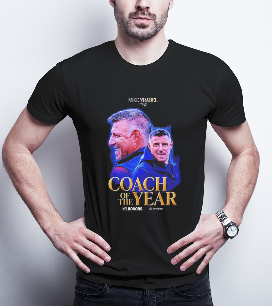 Congrats Mike Vrabel NFL Coach Of The Year 2026 T-Shirt