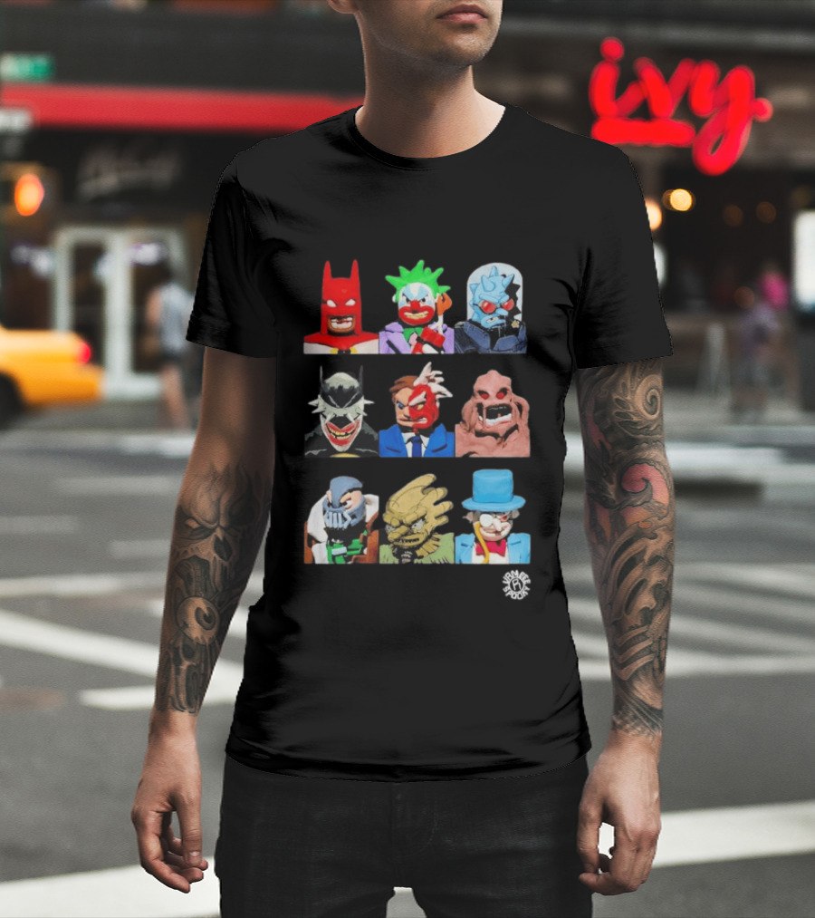 Spooky Vameee 2026 Parody Mashup Clown Villains Collection T-Shirt