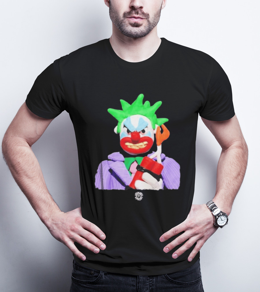 SPOOKY X VAMEEE Joker Clown Holding Dynamite T-Shirt