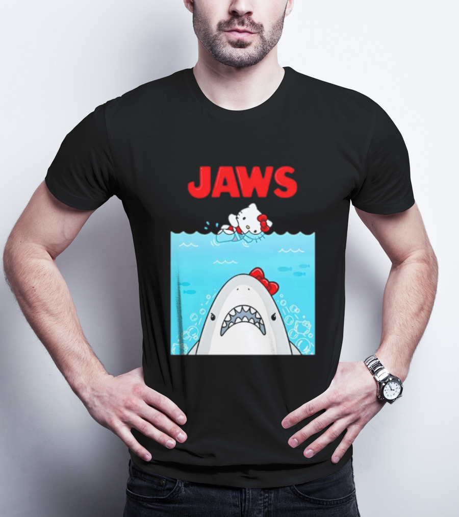 Hello Kitty Jaws Universal Studios Collaboration T-Shirt